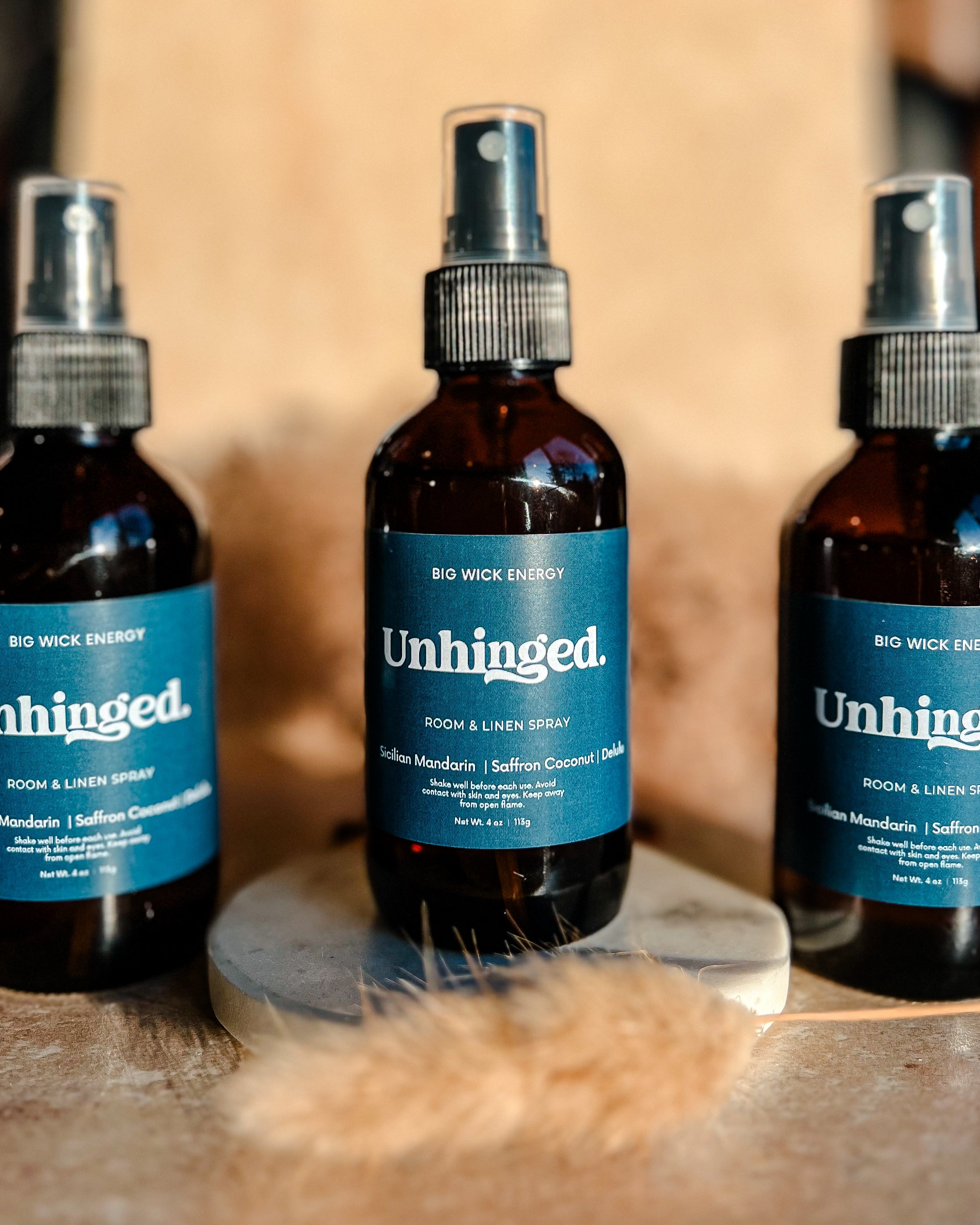 UNHINGED Room + Linen Spray – Shop Big Wick Energy